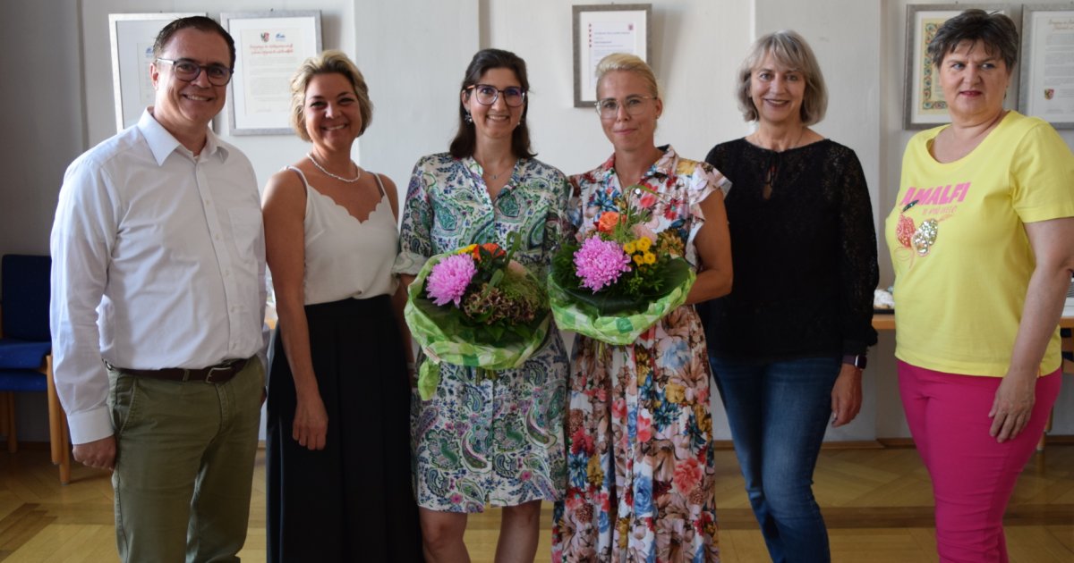 Doppeltes Dienstjubiläum im Rathaus | Einhardstadt Seligenstadt